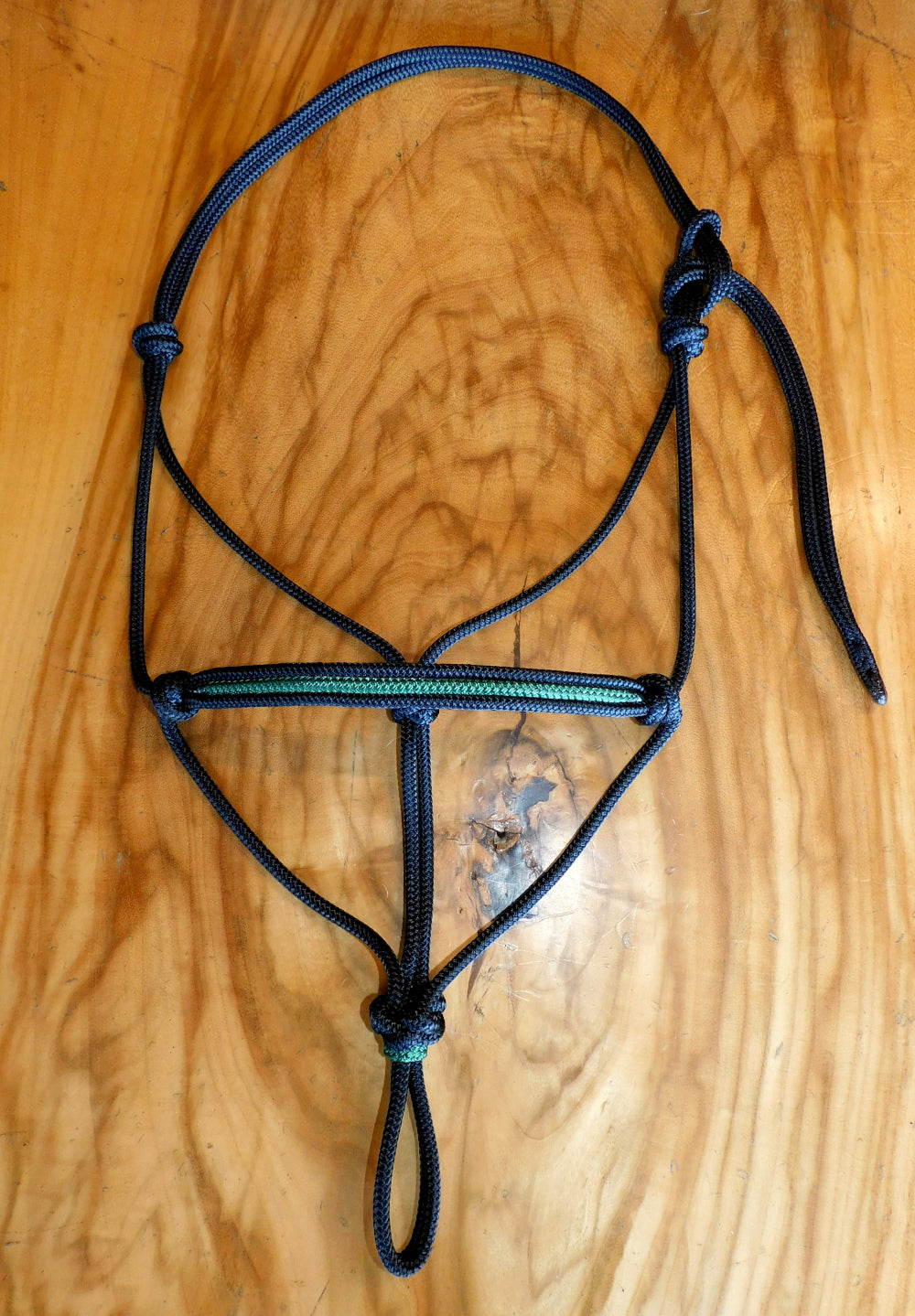 Marine rope inset halter Hunter green – Earthhorse equipment