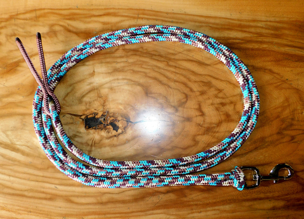 Leadrope with clip and popper "Arizona Sky" – Earthhorse equipment