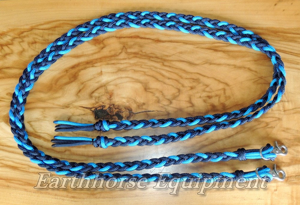 Plaited reins,split – Earthhorse equipment