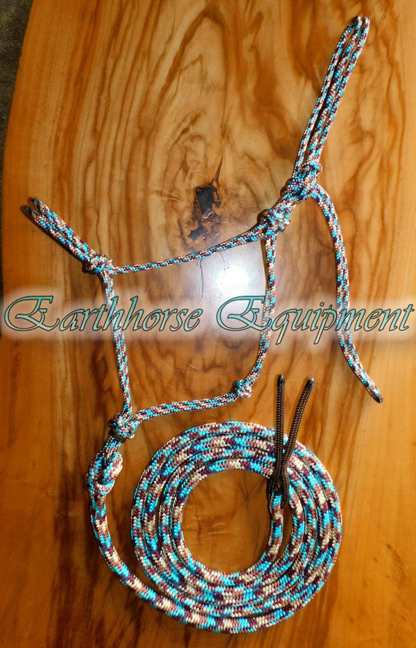 Standard halter and 12ft lead set "Arizona Sky" – Earthhorse equipment