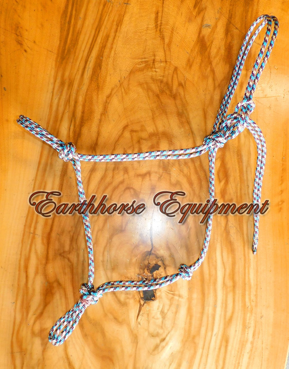 Stiff rope halter, standard noseband – Earthhorse equipment